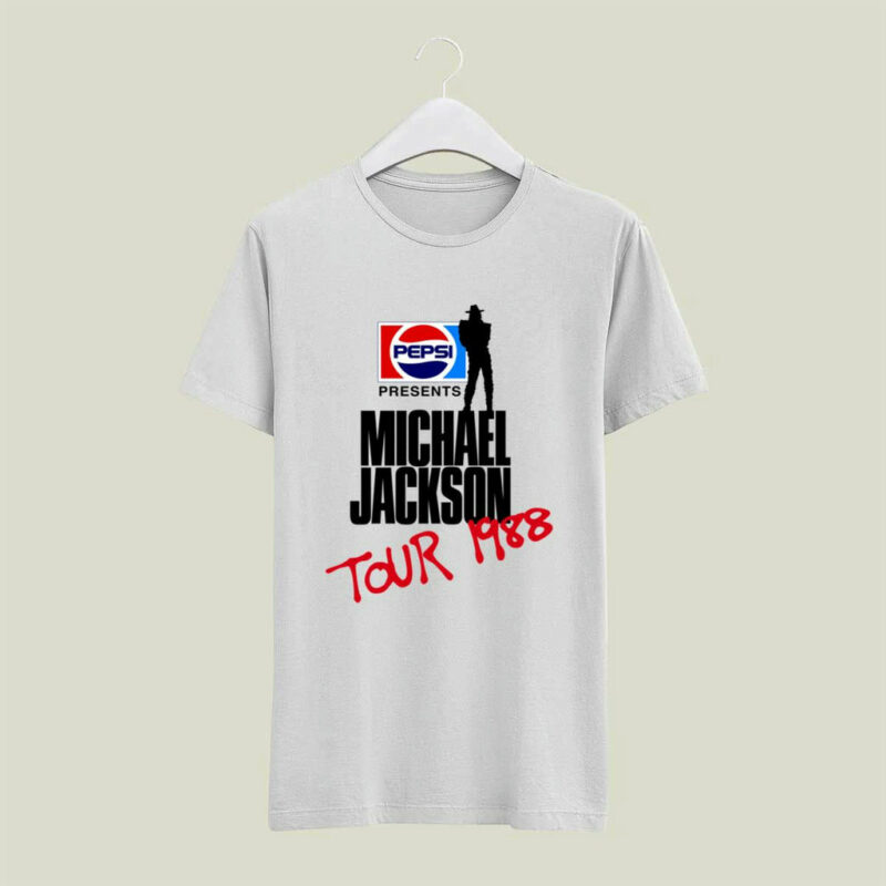 Michael Jackson BAD Pepsi Concert Tour 1988 Shirt - Tiniven Store